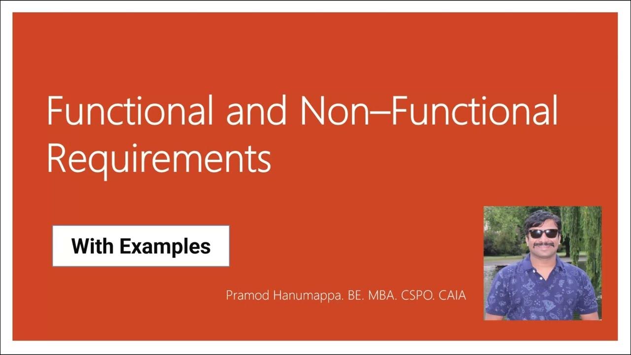 Functional and Non Functional Requirements - YouTube