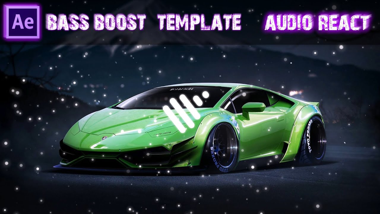 Bass Boost - After Effects Audio Spectrum Template [Audio React] - YouTube