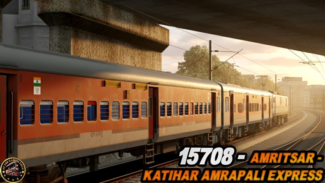 Last Journey of 2025 | 15708 Amritsar-Katihar Amrapali Express ...