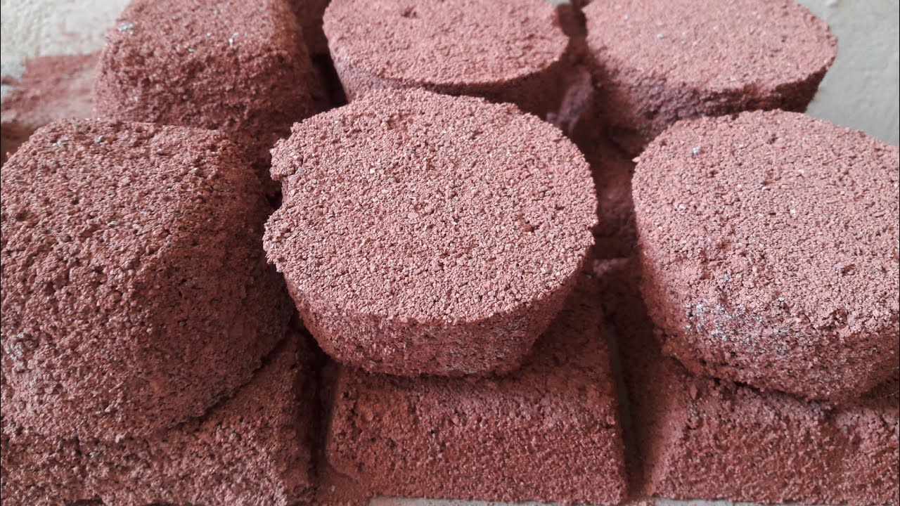 ASMR Satisfying Red Sand 🍮 🍮 Water Crumbles - YouTube