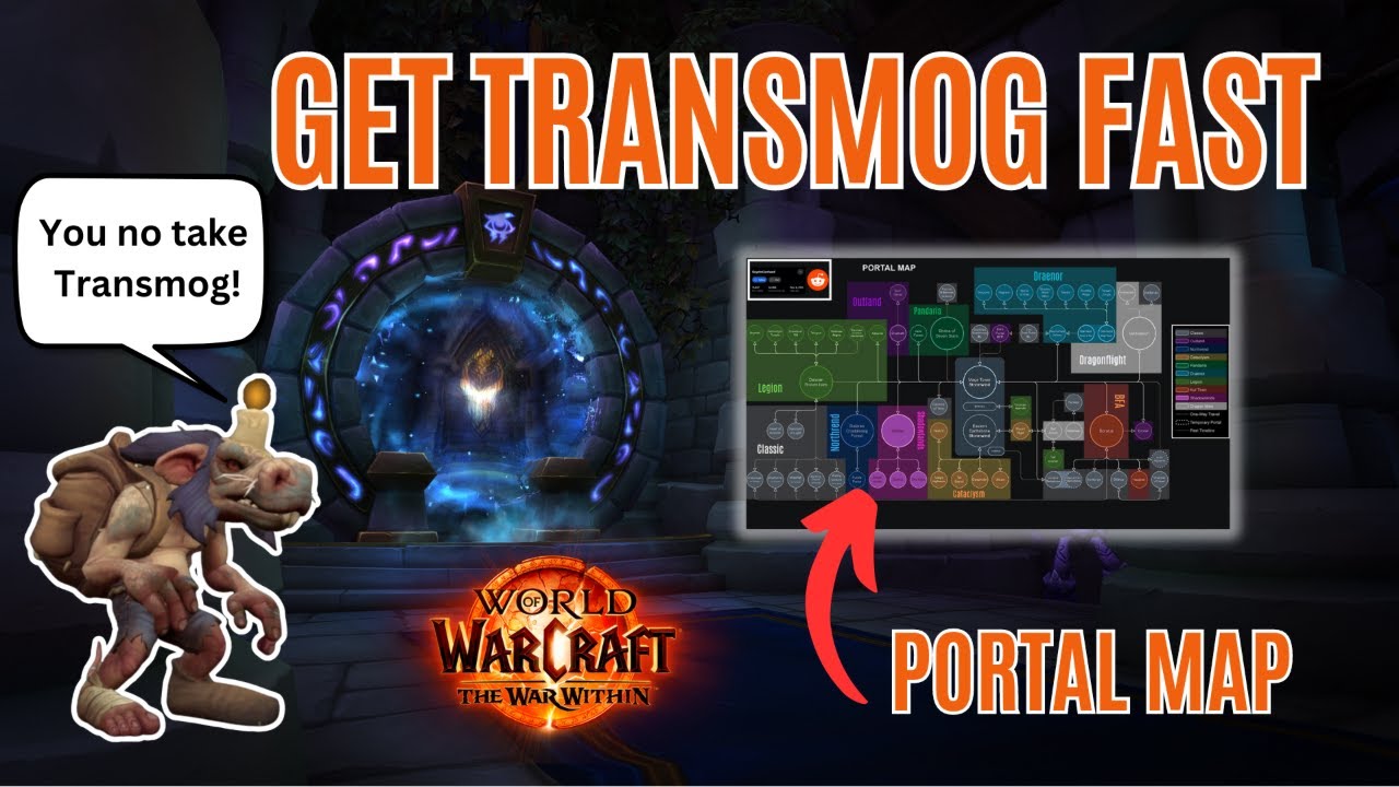 Collect Transmog in the War Within Prepatch with this Portal Map - YouTube