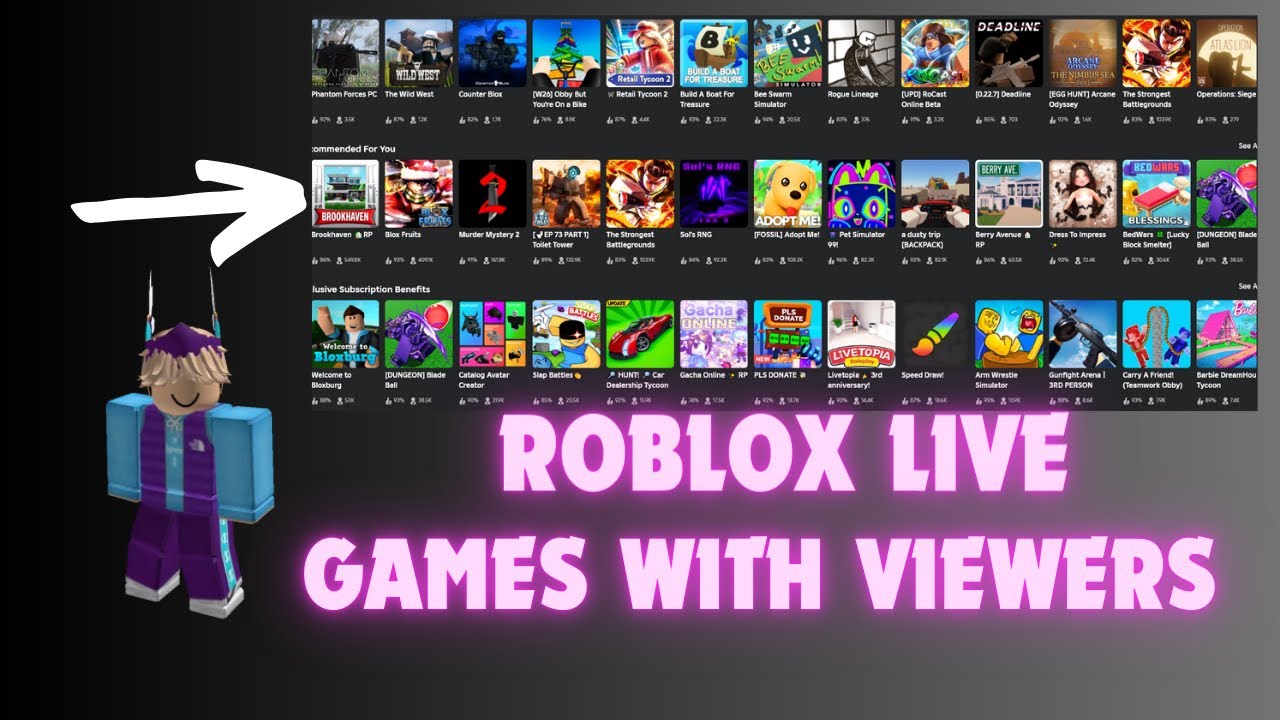 ROBLOX LIVE GAME NIGHT WITH SUBS - YouTube