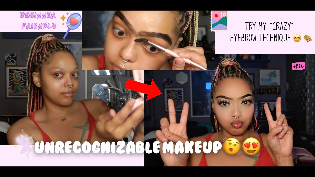 unrecognizable makeup tutorial 🎨 || (Trust the process ‼️👀) - YouTube