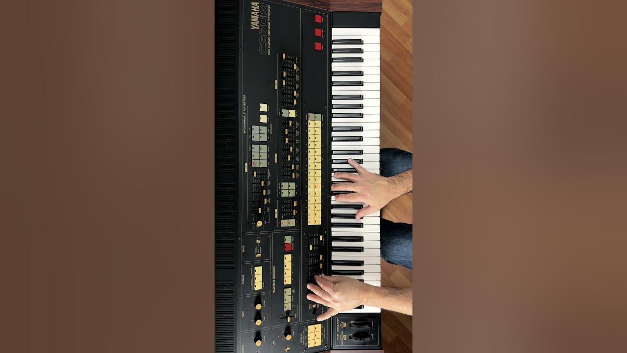 Patch Session: Yamaha CS70M Sweep Pad #shorts - YouTube