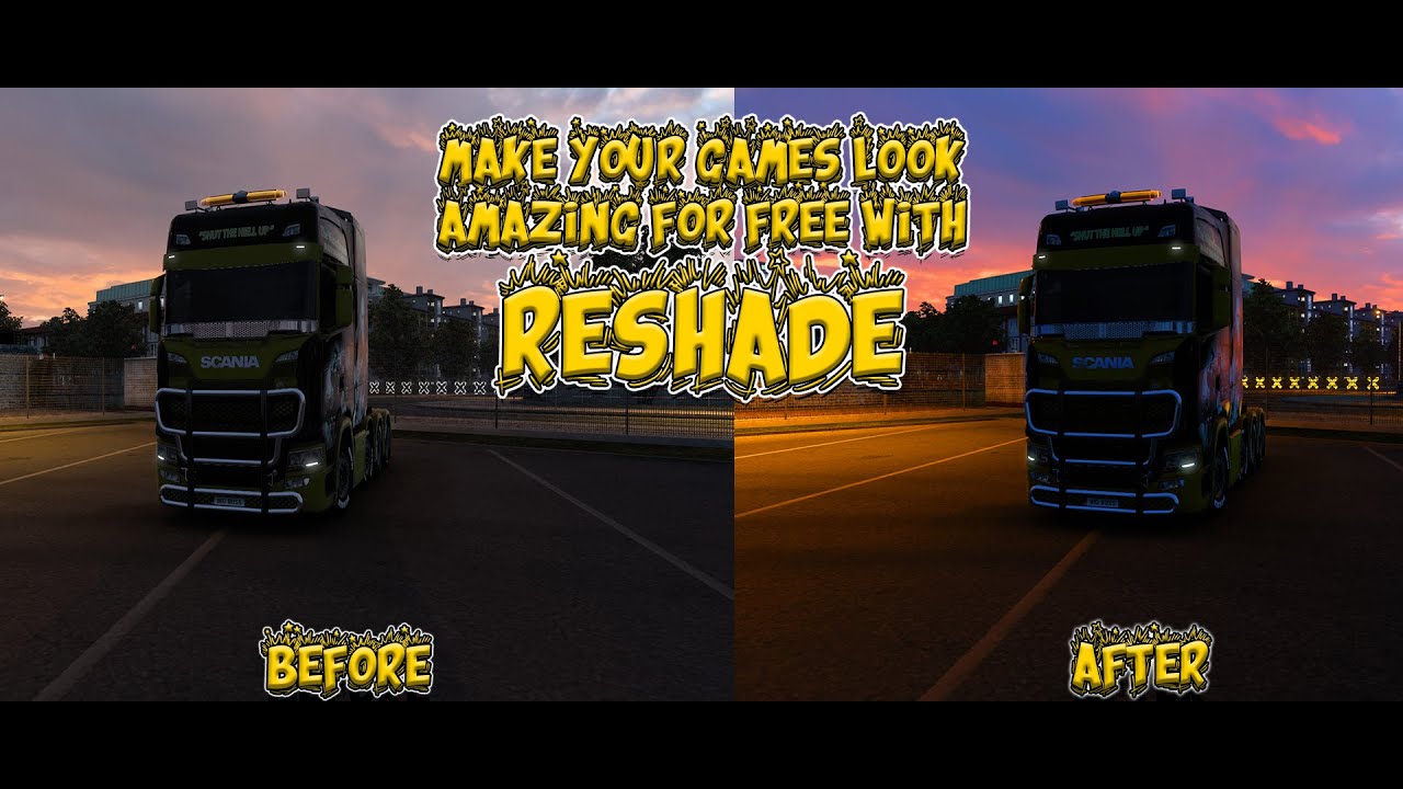how to make your games look amazing for free with reshade - YouTube