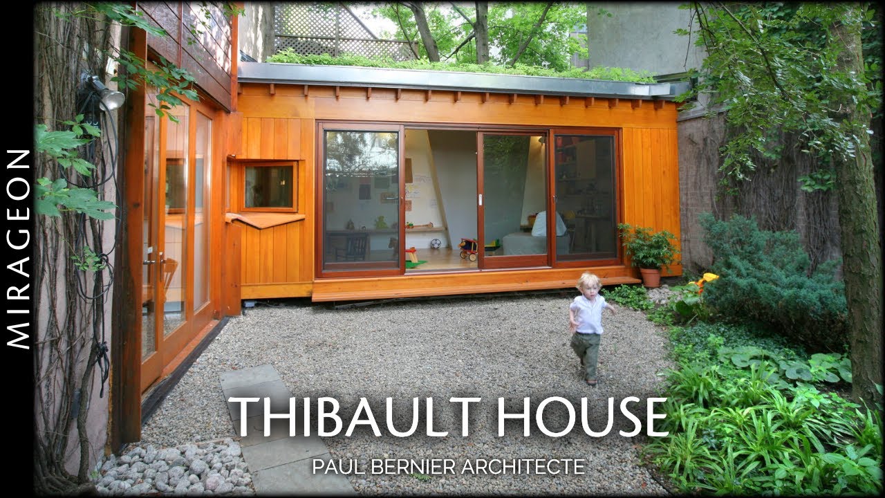 Reinventing Urban Living in a Compact Home | Thibault House - YouTube