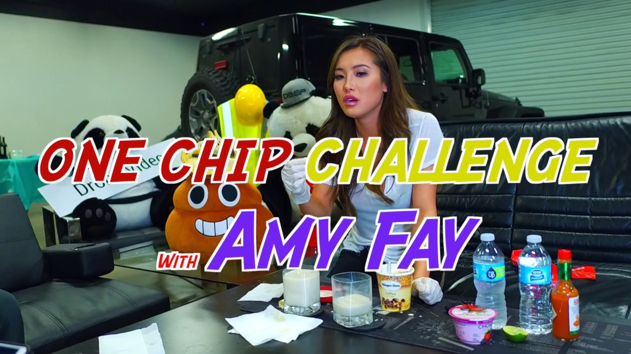 One Chip Challenge with Model Amy Fay - YouTube