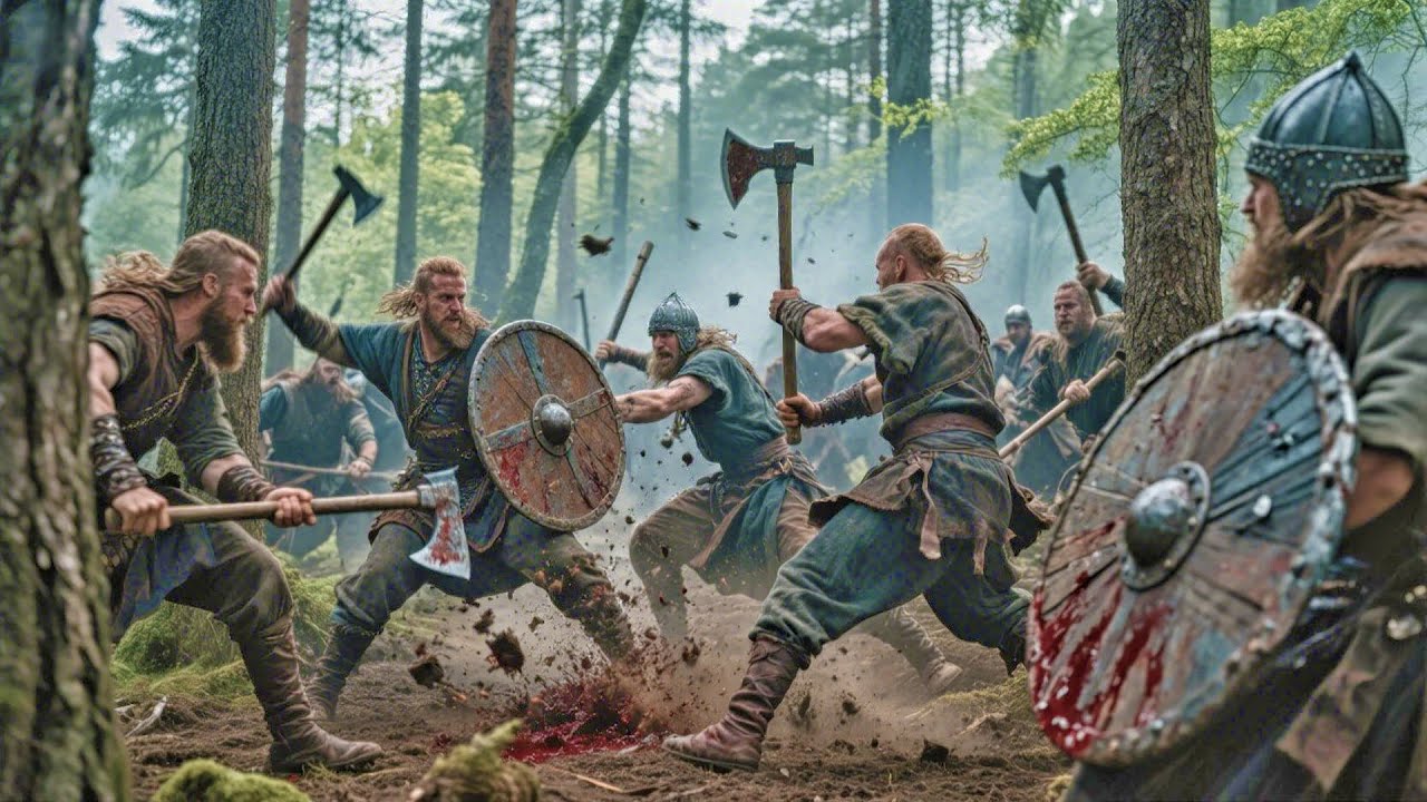 The Vikings are attacked by robbers. Part 5 | Viking war march | Viking ...