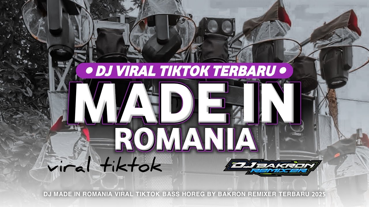 DJ MADE IN ROMANIA VIRAL TIKTOK TERBARU BAKRON RMX 🔥