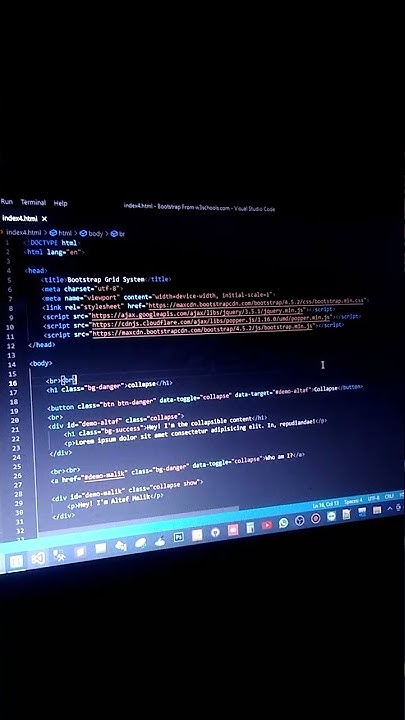 #12: Learning Bootstrap 4 from w3schools.com | Bootstrap! the best Framework of HTML CSS ...