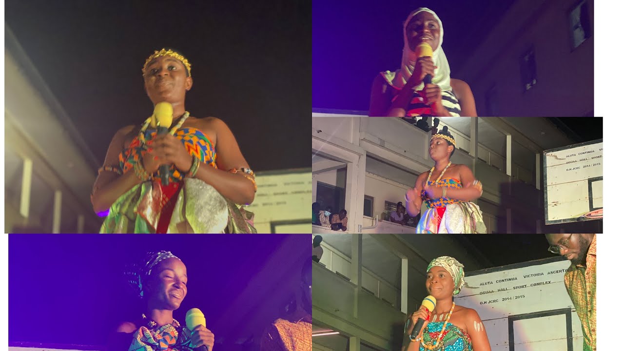 UCC CAMPUS || OGUAA HALL IDEAL WOMAN 2021 FIRST WEEK PERFORMANCES ...