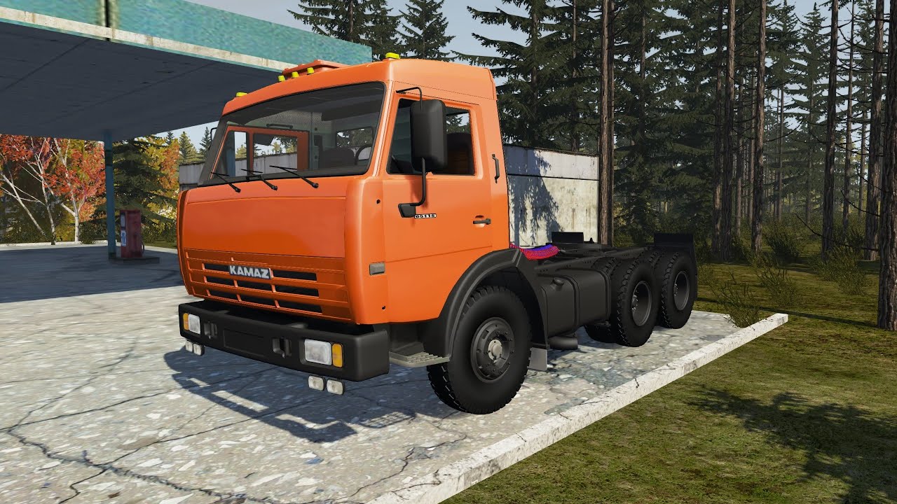 BeamNG.drive - KAMAZ-65115 1999 - Car Show Test Drive Crash . 4K 60fps ...