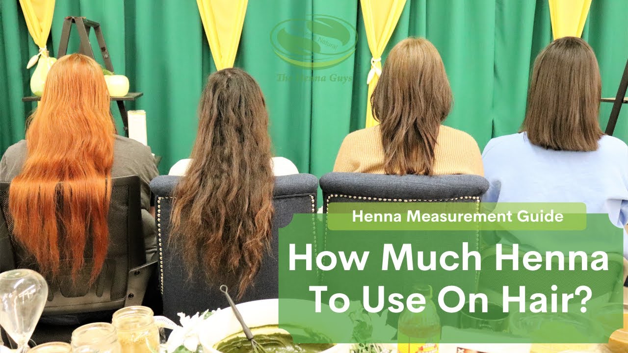 How much henna to use on hair - Henna Measurement Guide - YouTube