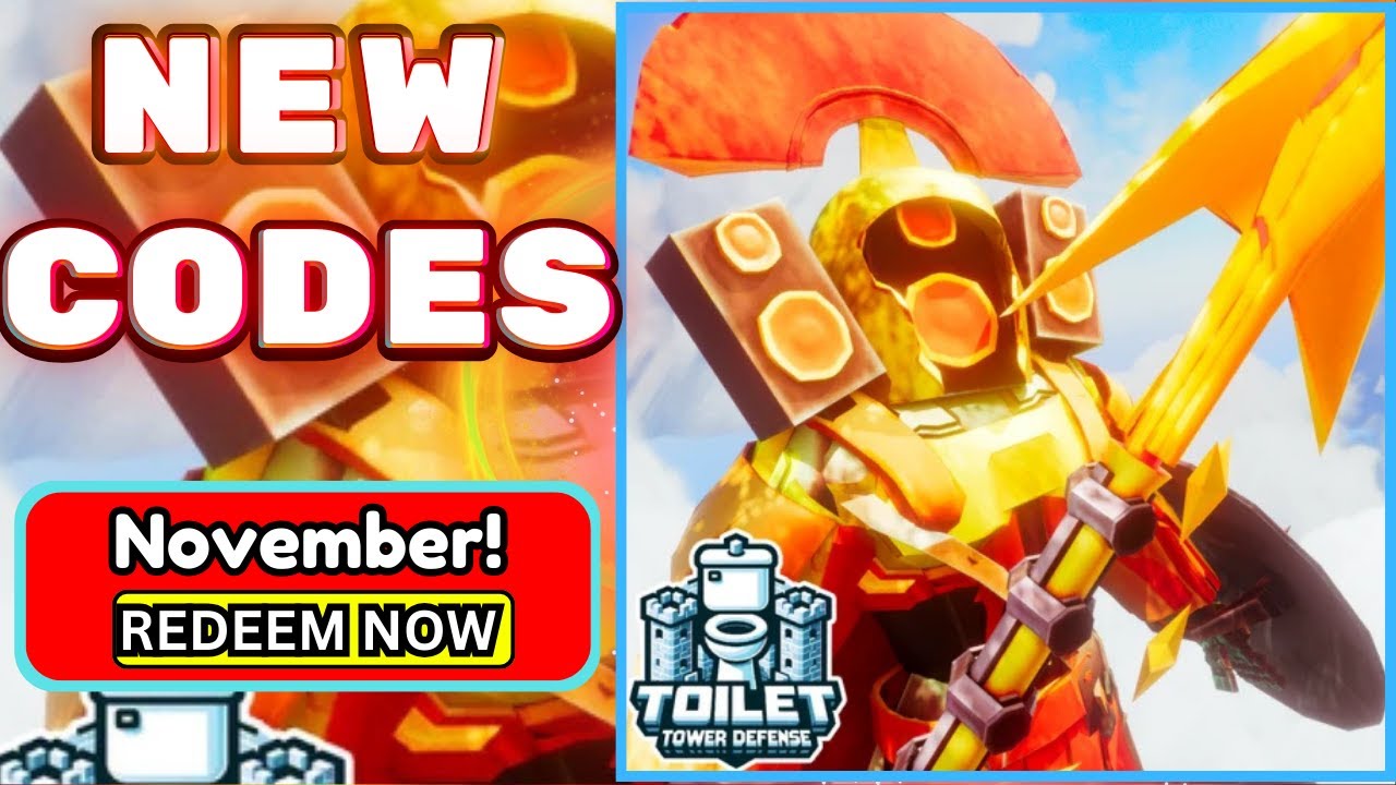 ⚠️New⚠️ ALL WORKING UPDATE CODES For Toilet Tower Defense Roblox Toilet ...