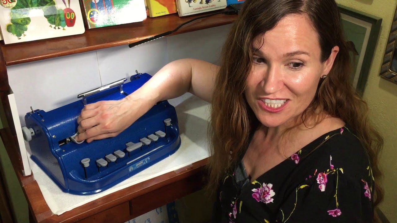 Perkins Brailler Overview: Basic Parts Front View - YouTube