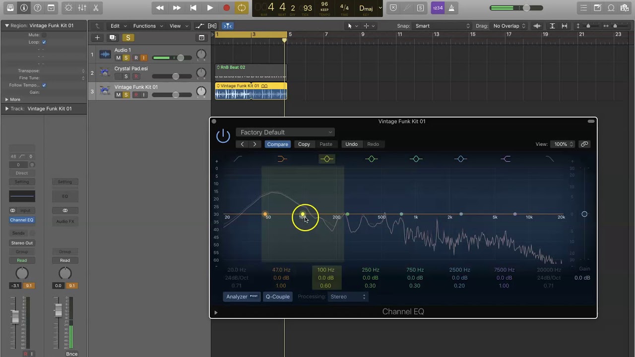 Using EQ in Logic Pro X - YouTube