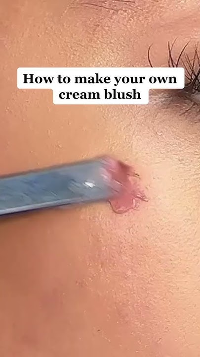 How to make your own cream blush! #blushhack #makeuphacks #ipsy - YouTube