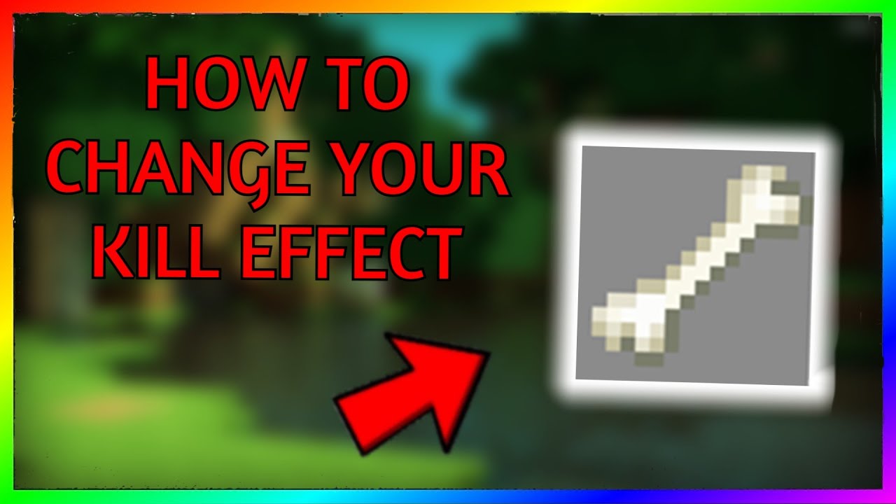 How To Change Your Kill Effect In Skywars! MINECRAFT - YouTube