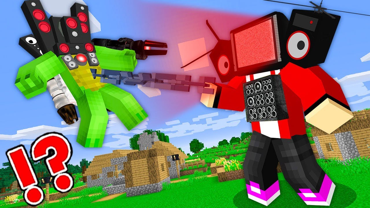 Mikey Became SPEAKER MAN vs JJ TV MAN TITAN Battle in Minecraft Maizen ...