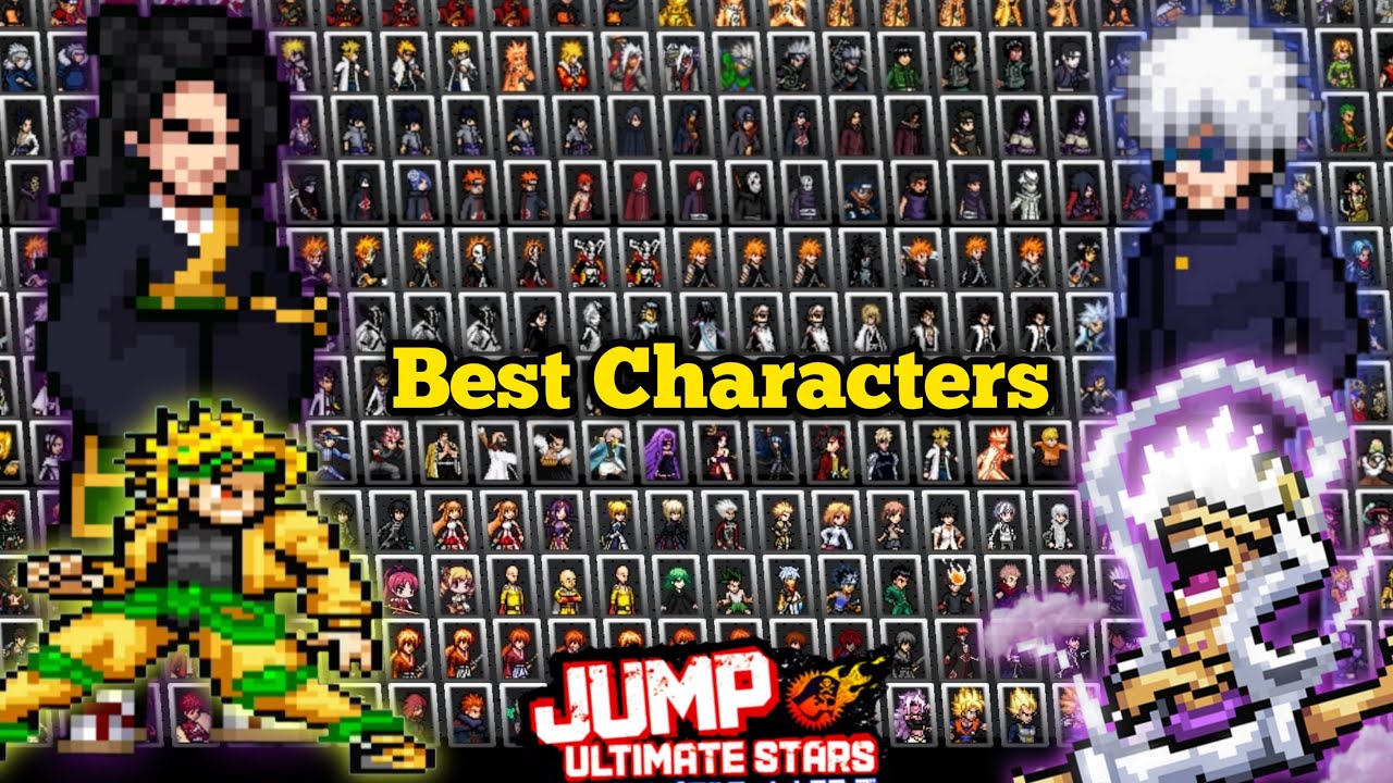 NEW JUMP ULTIMATE STASR V2 MUGEN BEST CHARACTERS GAME 2024 - YouTube