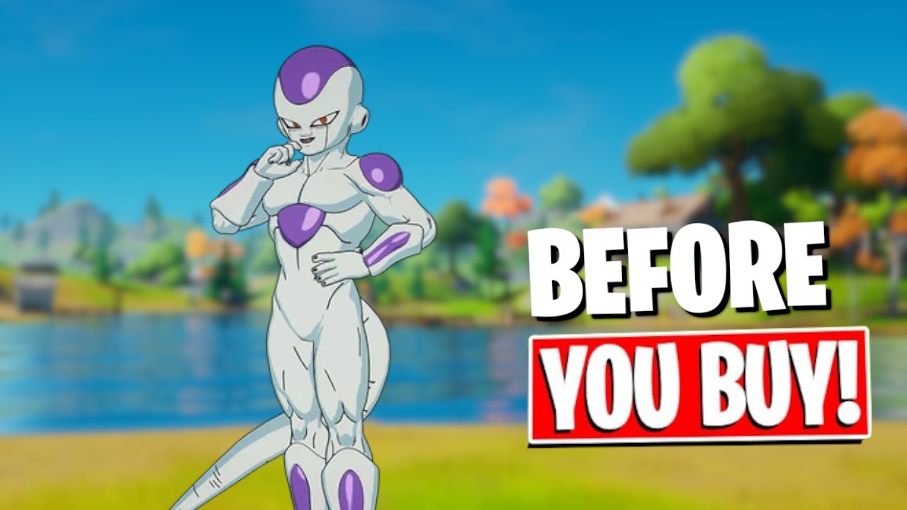 FRIEZA FORTNITE SKIN REVIEW - YouTube