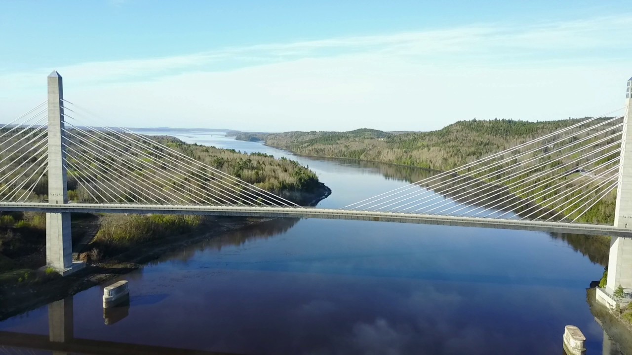 DJI Mavic Pro - Penobscot Narrows Bridge - Prospect, Maine - YouTube