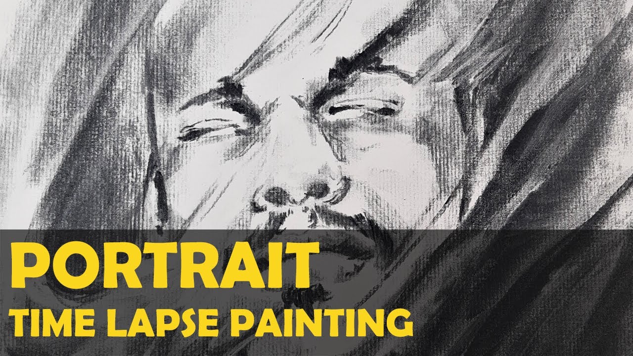 PORTRAIT - TIME LAPSE PAINTING | FRANKLIN SILVA - YouTube