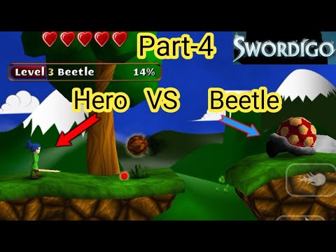 SWORDIGO HERO VS BEETLE FIGHT GAMEPLAY PART-4 / MOBILE GAME ...