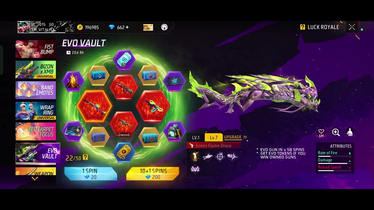 EVO GANG 😭 M1014 max//#freefire - YouTube