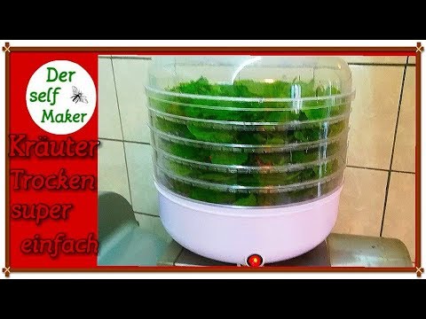 Krauter Im Dorrautomaten Trocknen