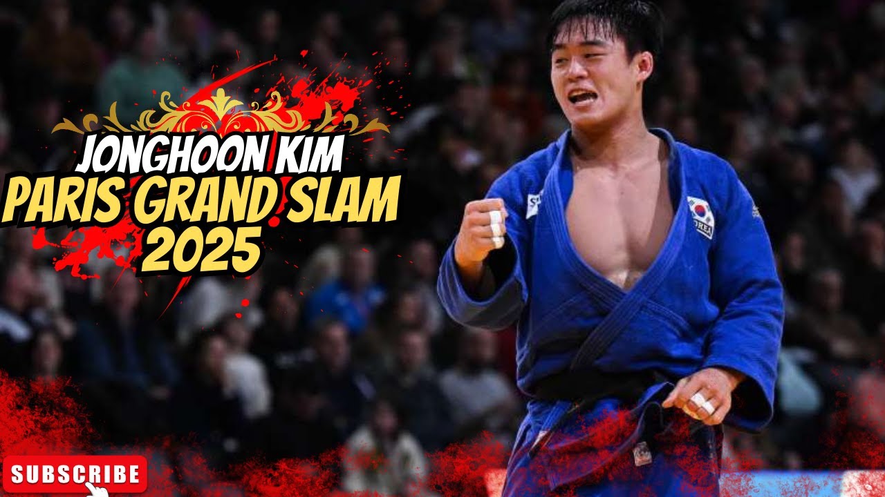Jonghoon KIM I Gold Medalist -90KG I Paris Grand Slam 2025 - YouTube
