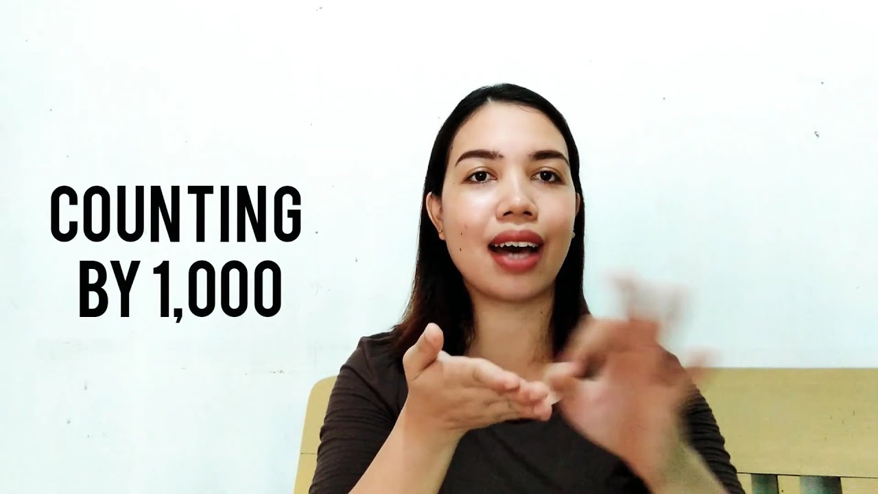 Counting by 1,000 in Sign Language - YouTube
