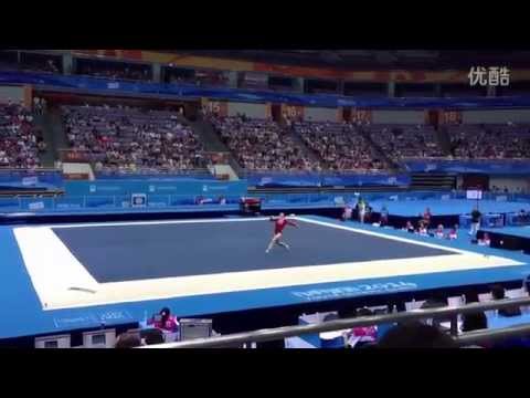 Camille Bahl (FRA) - FX AA Final - YOG 2014 Nanjing