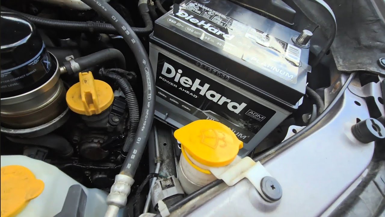 2015 Subaru WRX 6 speed Quick Swap To Diehard Platinum AGM Battery ...