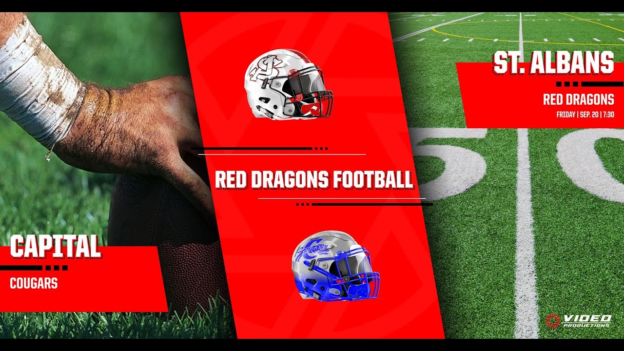 CAPITAL COUGARS VS. ST. ALBANS RED DRAGONS | WV HIGH SCHOOL FOOTBALL - YouTube