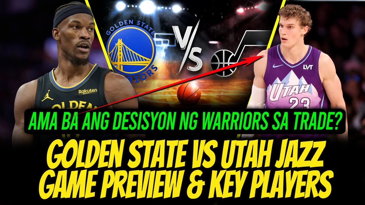 GOLDEN STATE VS UTAH JAZZ GAME PREVIEW AND INJURY REPORT! MASUSUBUKAN ...