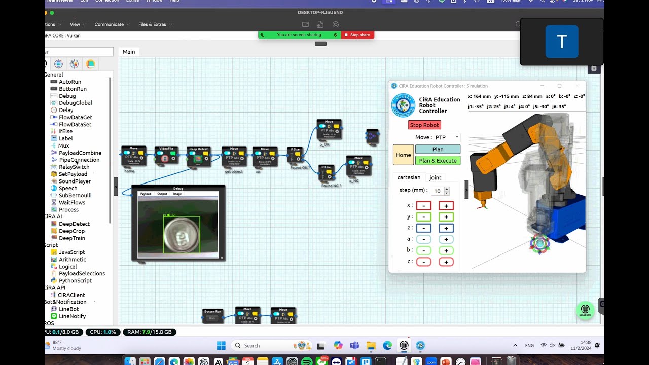 CiRA Training EP15 : AMI Hackathon #4 CiRA Edu Robot Simulation - YouTube