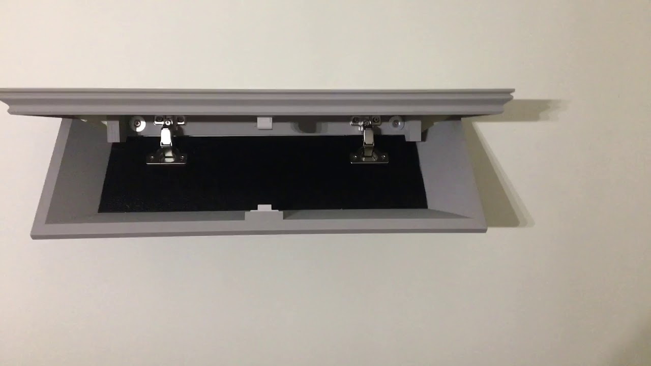 Concealed shelf mounting and adjustment - YouTube