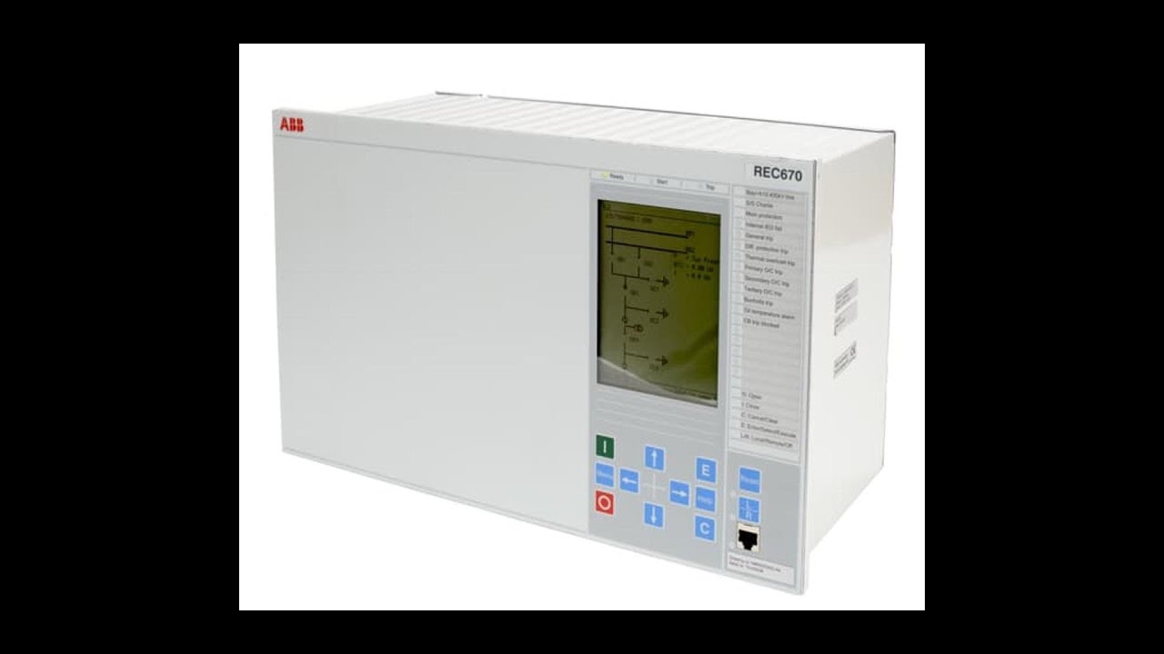 ABB REC670 Interval measurement, control and prote - YouTube