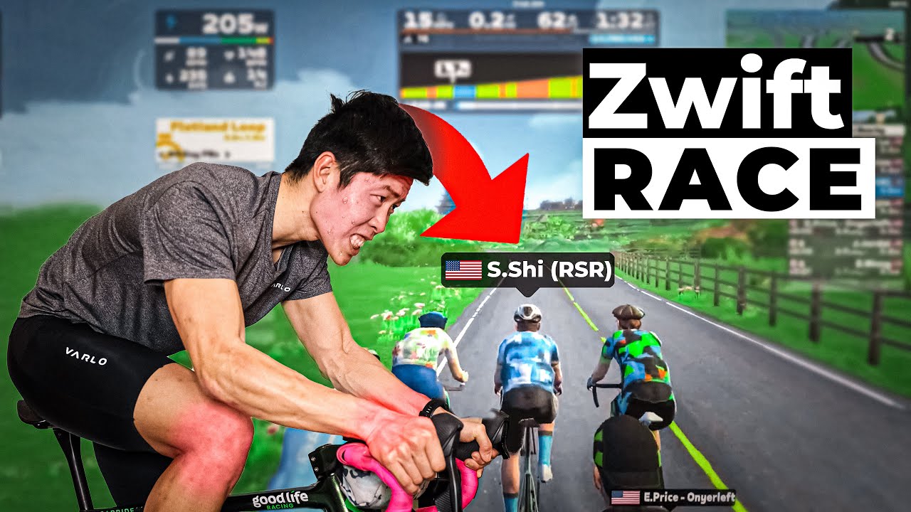 1st Zwift Race For Winter Training - YouTube