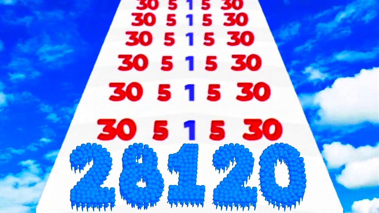 Number Running Game vs Crowd Number Run 3D - Satisfying ASMR Video ...