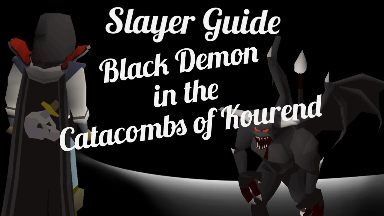 [OSRS Mobile] Slayer Task - Black Demons in the Catacombs of Kourend ...