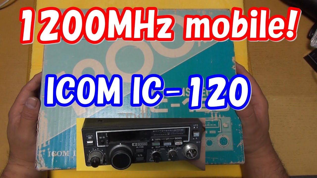 ICOM IC-120 1200MHz Transceiver #アマチュア無線 - YouTube