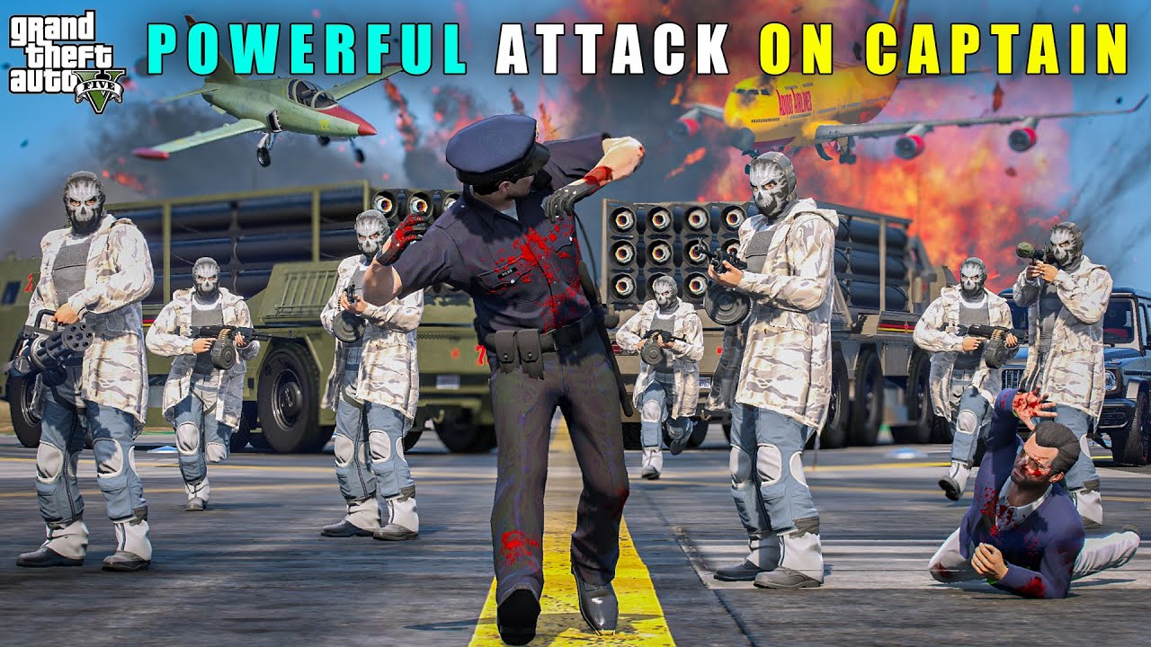 GTA 5 : POWERFUL ATTACK ON POLICE CAPTAIN || BB GAMING - YouTube