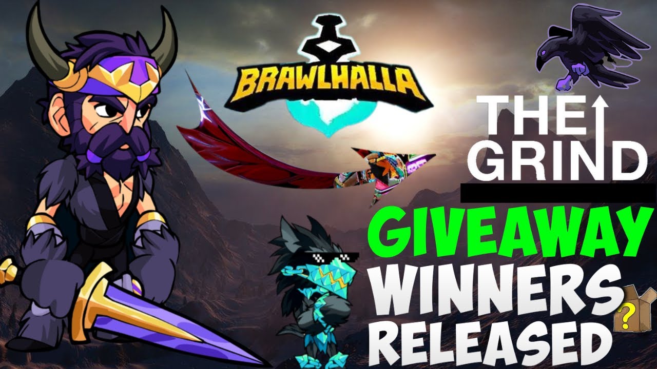 Brawlhalla Live/Done - Picking the Giveaway Winner, Grinding New Color ...