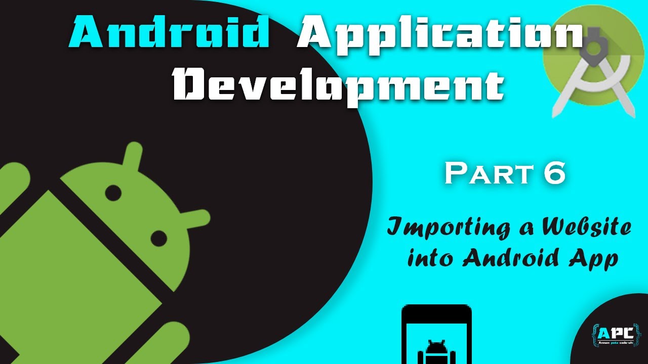 Importing a Website into Android App | Android App Development | 06 ...