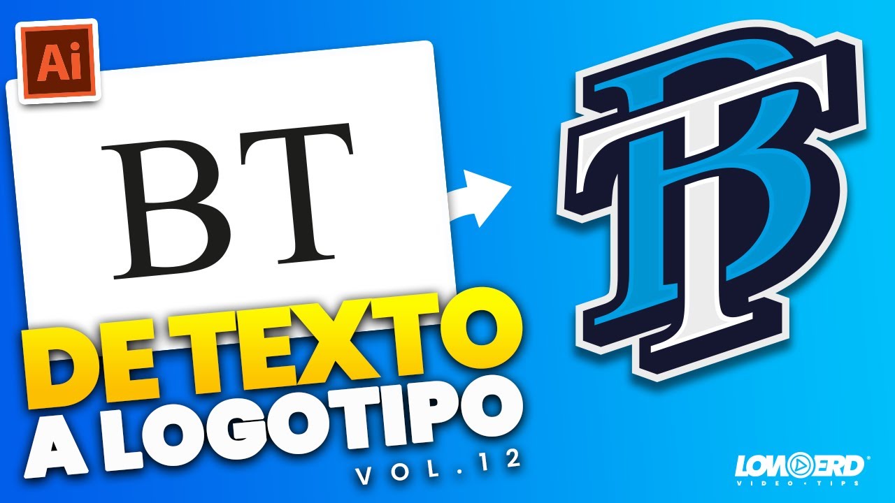 🔥Como hacer un logo con letras en adobe illustrator paso a paso - YouTube