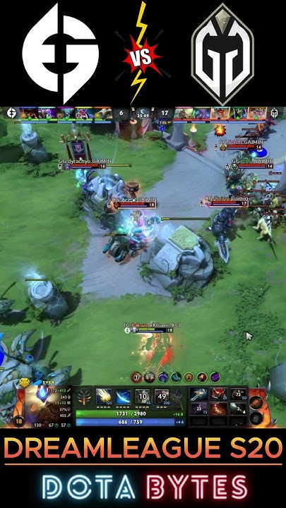 Evil Geniuses vs Gaimin Gladiators 🙌 | Dream League Season 20 | Group Stage 🔥 #dota2 #shorts ...