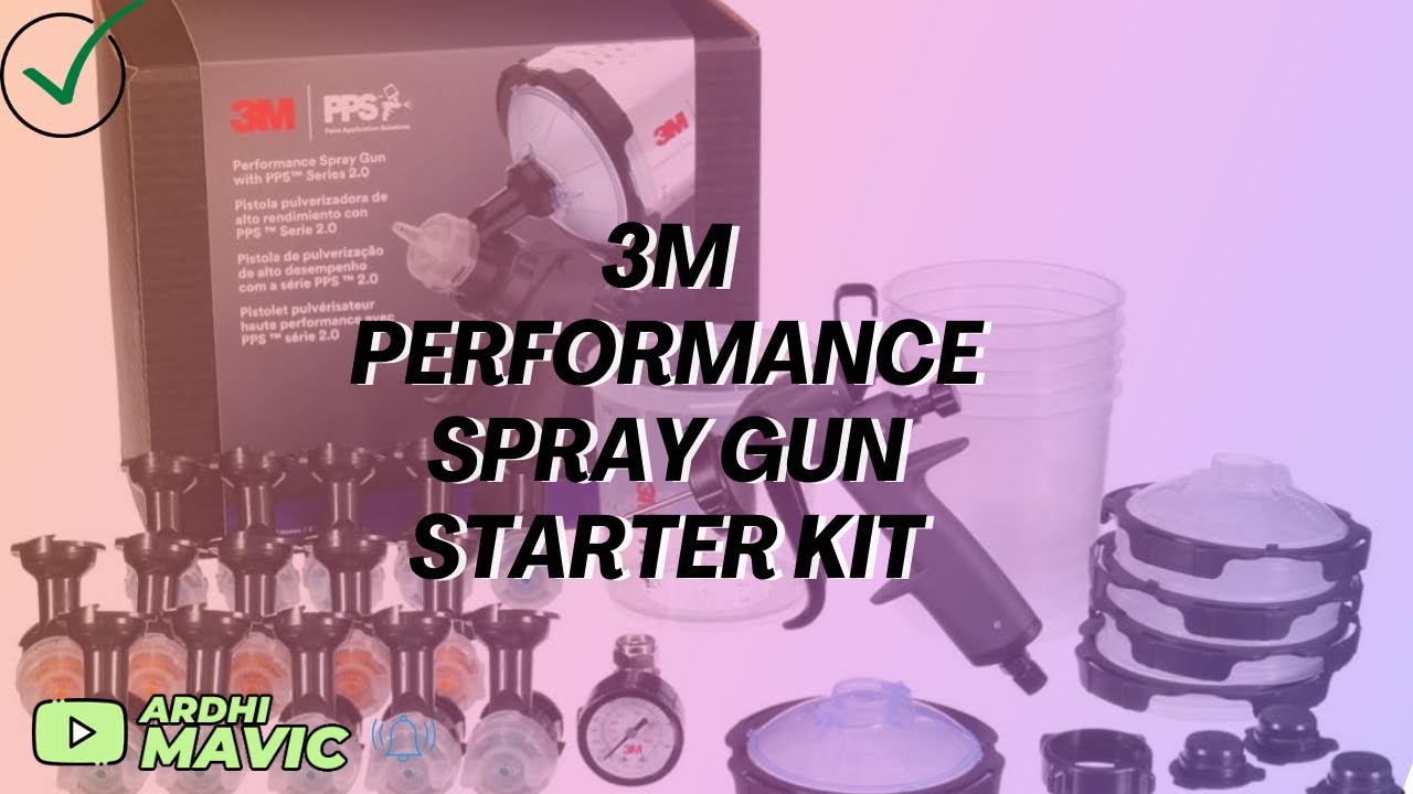 3M Performance Spray Gun Starter Kit - Precision Spray Perfomance - YouTube