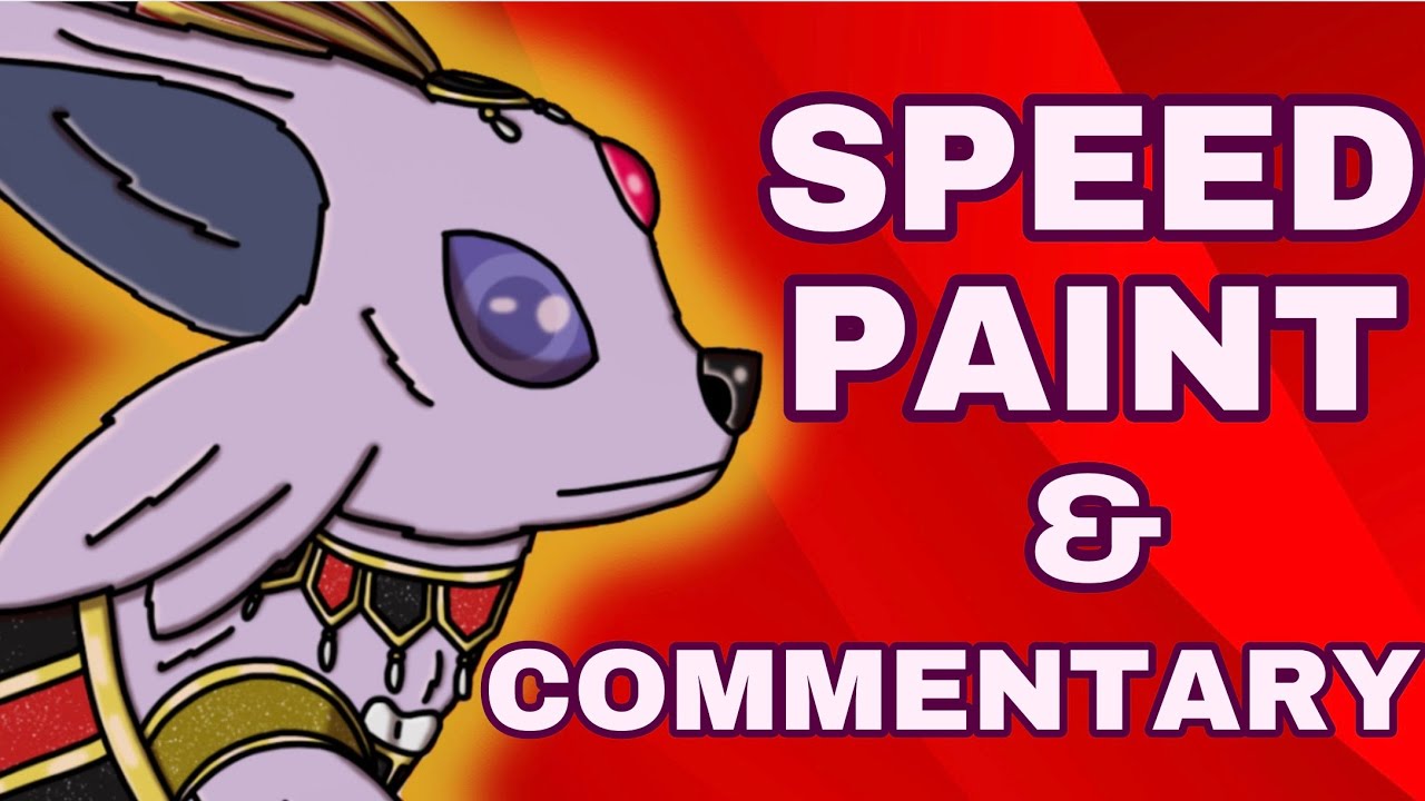 DRAWING Performer Espeon! - [Pokemon SPEEDPAINT & COMMENTARY] - YouTube